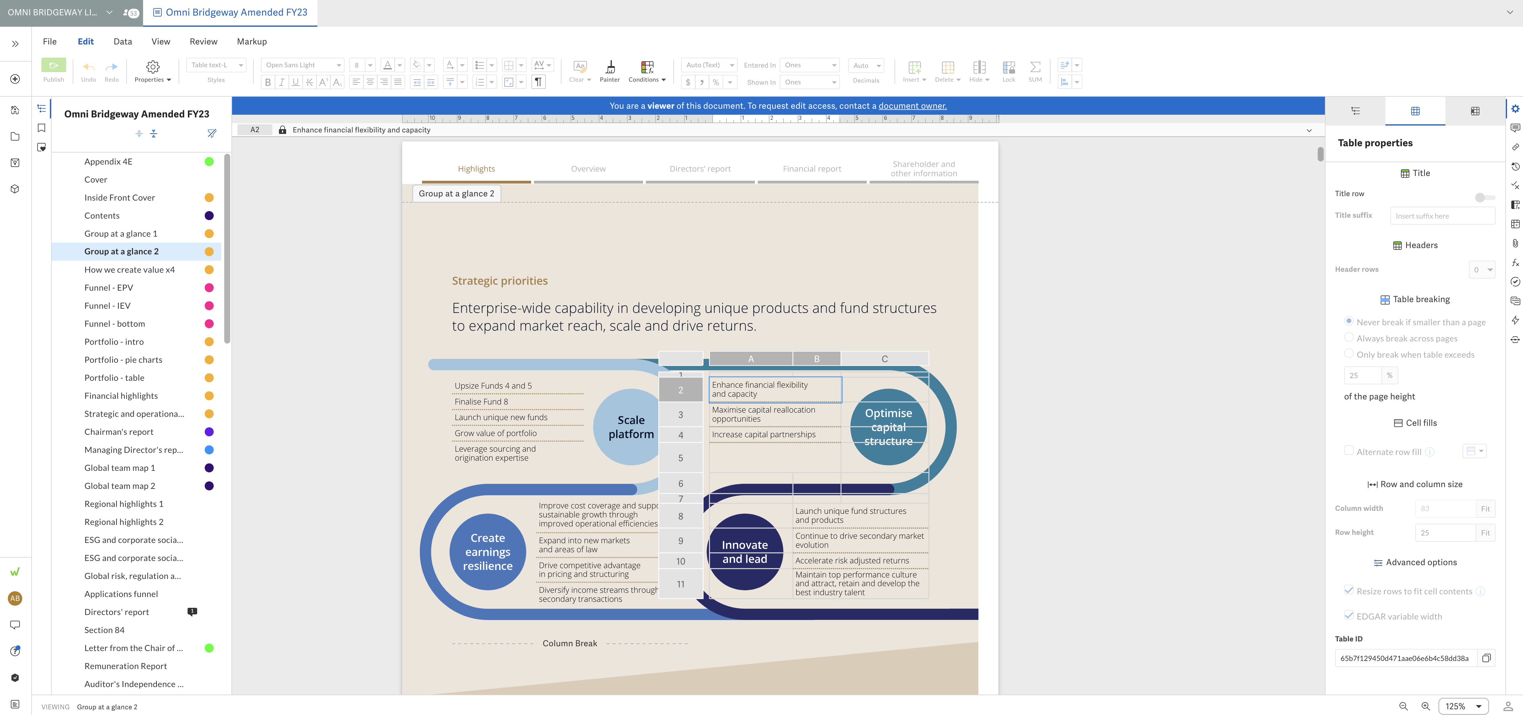 Creating designed reports in workiva - walterwakefield